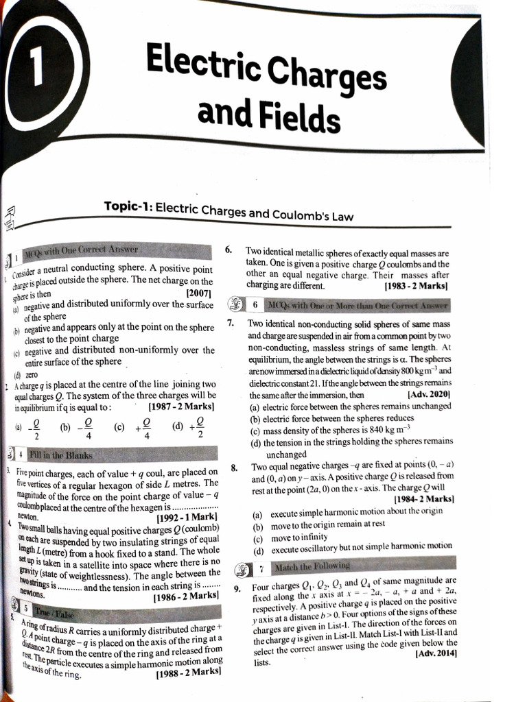 Electrostatic PDF | PDF | Sphere | Electric Charge