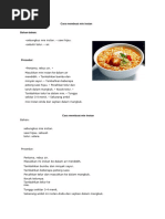 Algoritma Membuat Mie Goreng Instan | PDF