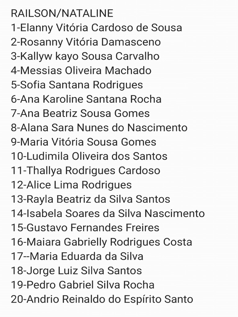 Catequese Railson e Nataline 2 | PDF