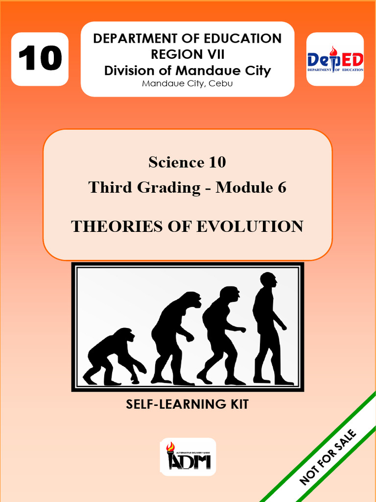 SCI10 Q3W6 SLK6 Theories-Of-Evolution | PDF | Natural Selection | Evolution
