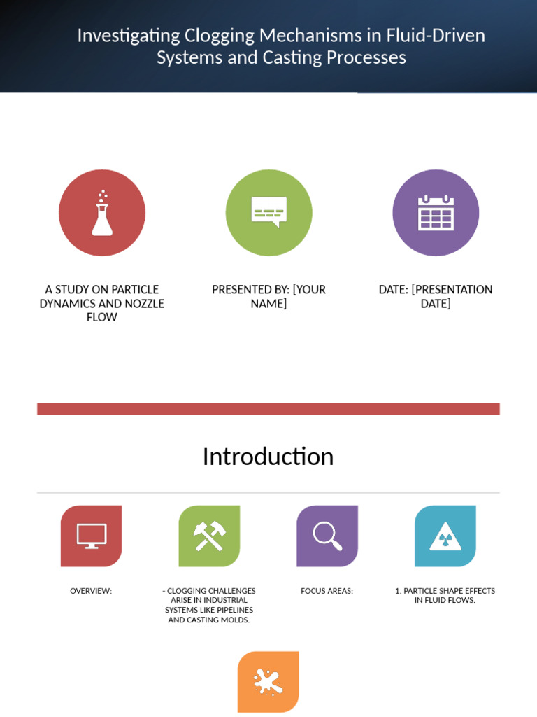 Clogging Mechanisms Presentation | PDF | Classical Mechanics ...