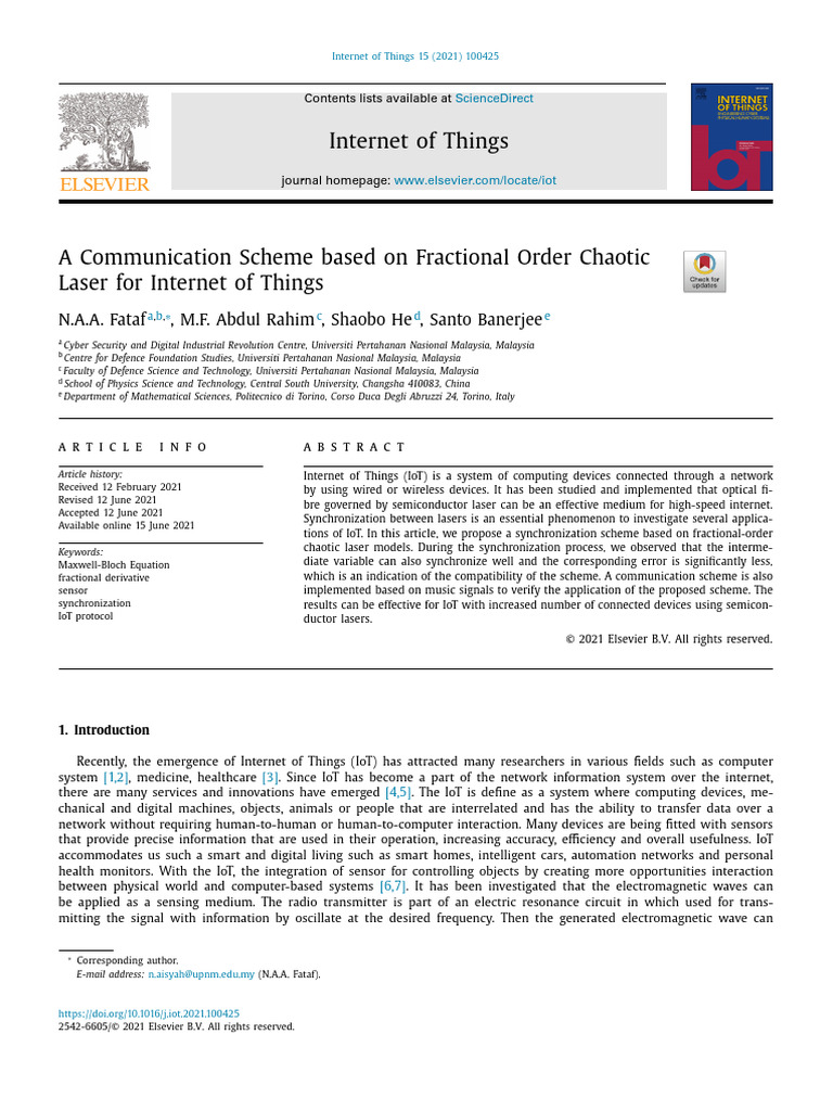 Jurnal Iot Tugas 3 Pdf Computer Network Internet Of Things