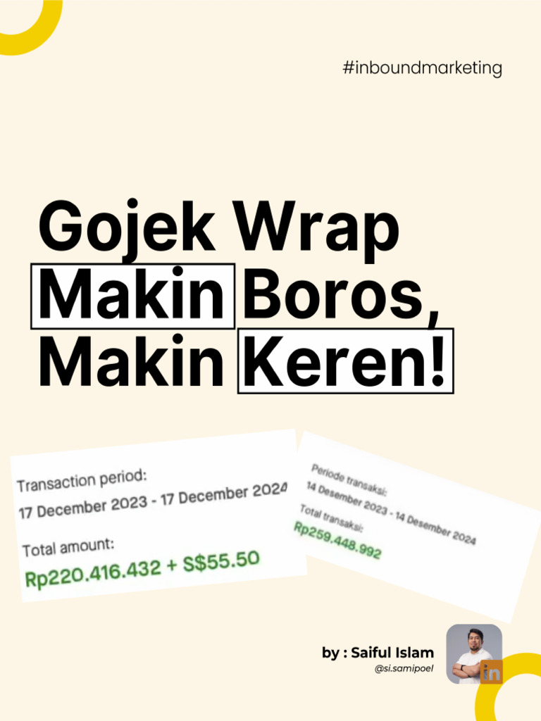 Gojek Wrap-Inbound | PDF