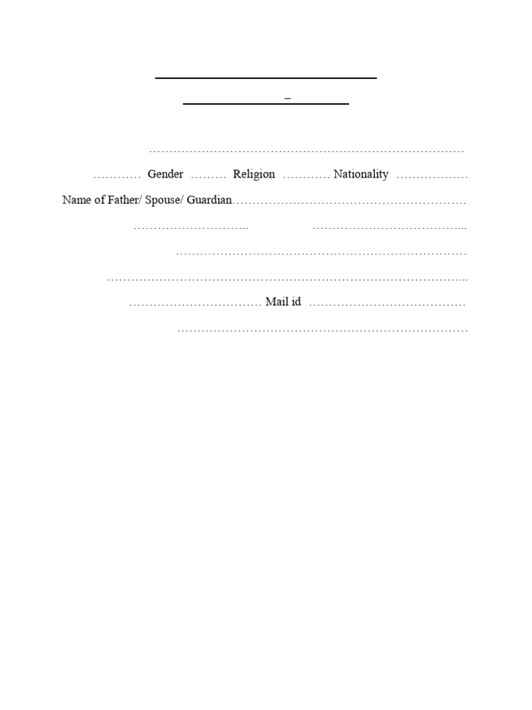 Acute Case Proforma | PDF