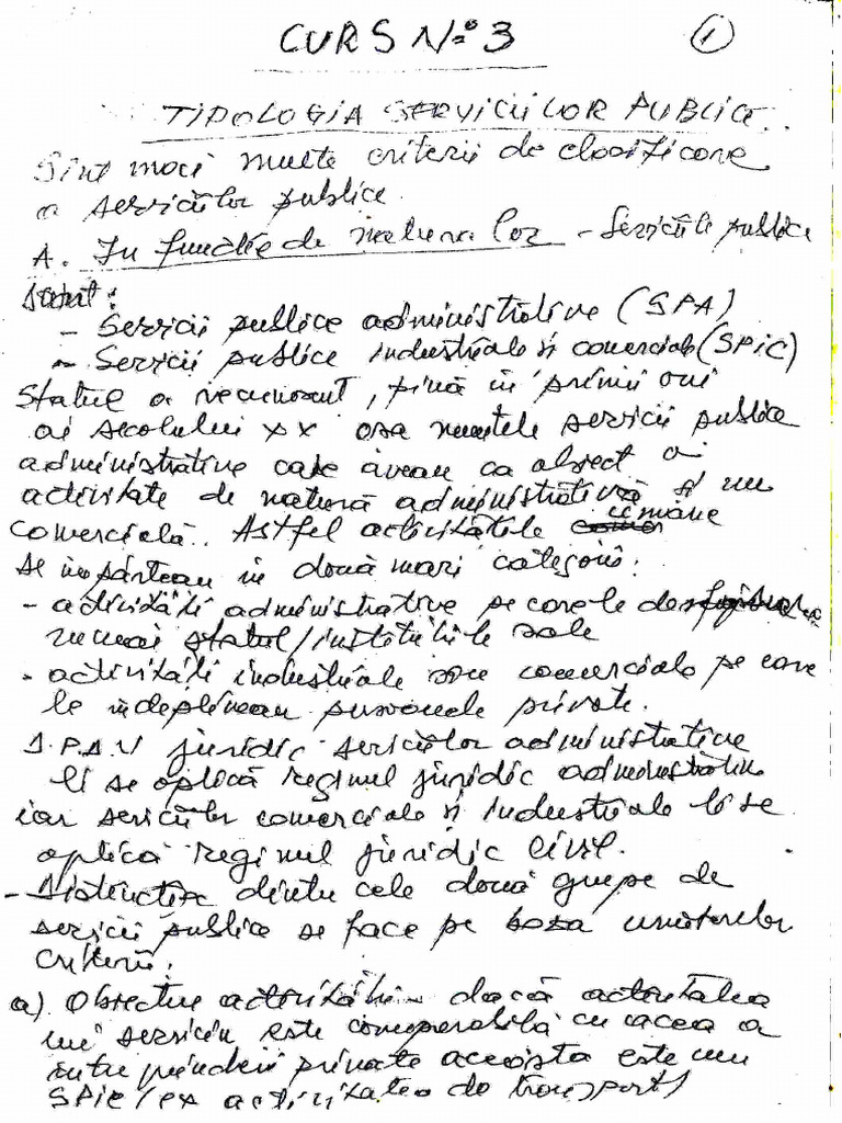 CURS 3 Servicii Si Utilitati Publice | PDF