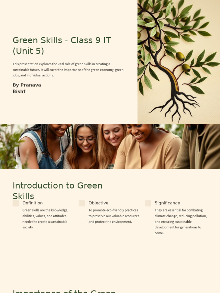 Green Skills Class 9 IT Unit 5 | PDF | Sustainability | Waste Management