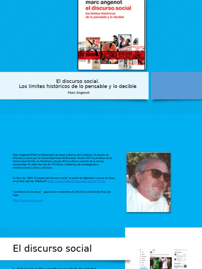 Discurso Social | PDF | Lingüística | Discurso