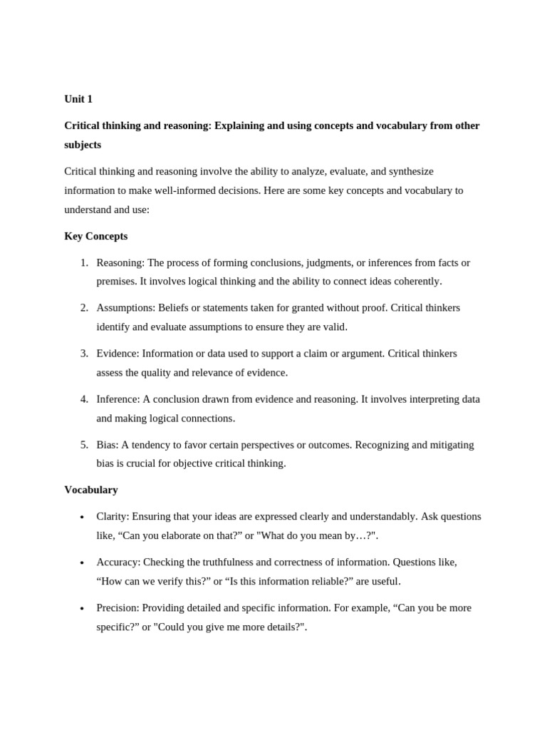 Pp1 | PDF | Word | Critical Thinking