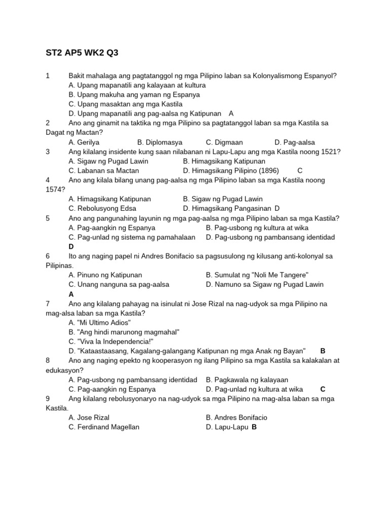 ST2 AP5 WK2 Q3 | PDF