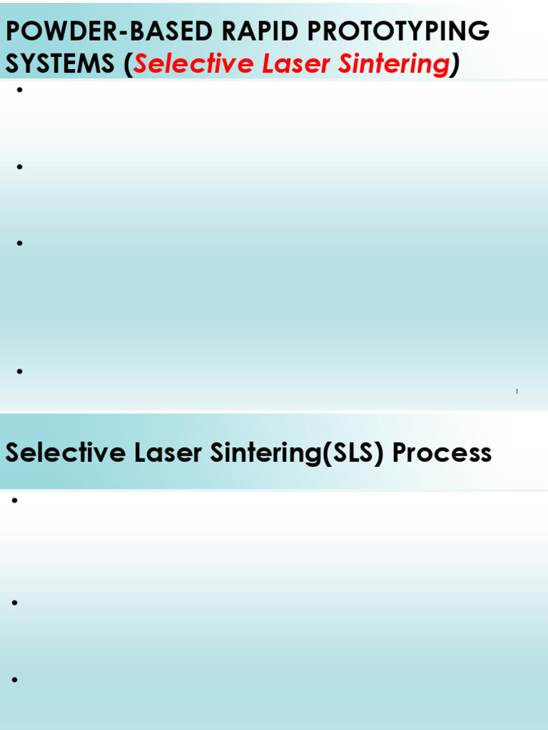 SLS_1 | PDF | Sintering | Materials Science