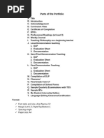 Teaching Internship Portfolio Format | PDF | Curriculum | Learning