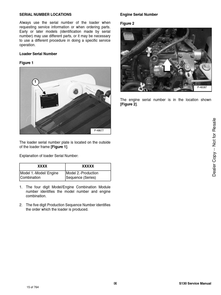Serial Number Locations | PDF