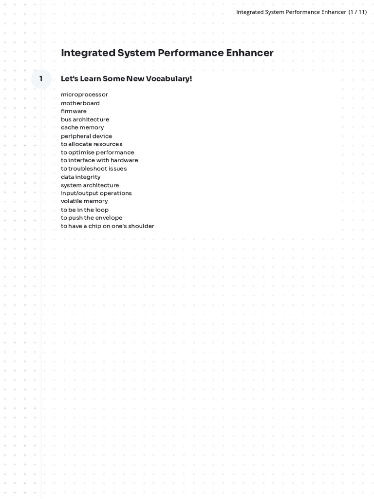 Twee - Integrated System Performance Enhancer | PDF | Computer Hardware ...