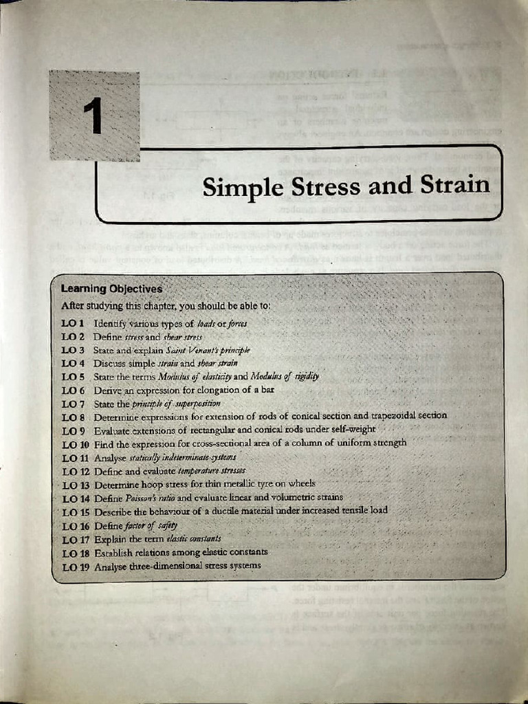 Som 1 Part 1 | PDF | Stress (Mechanics) | Applied And Interdisciplinary Physics