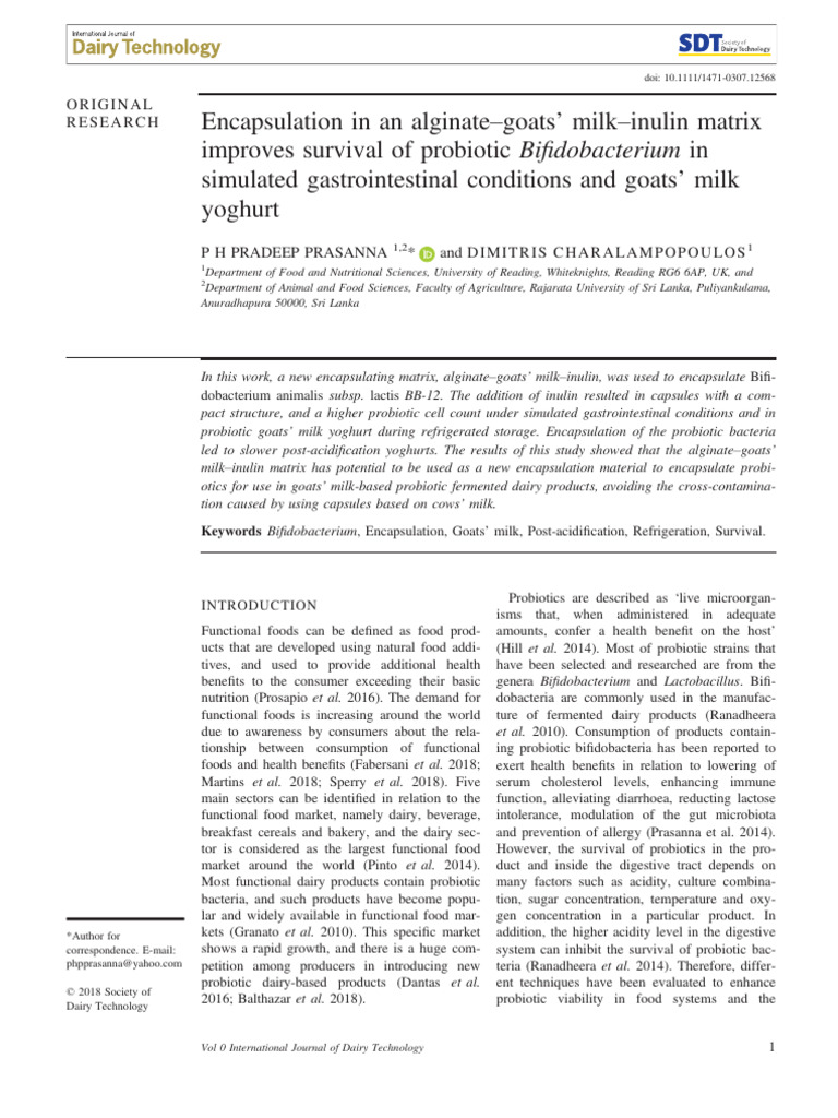 1471-0307.12568 | PDF | Probiotic