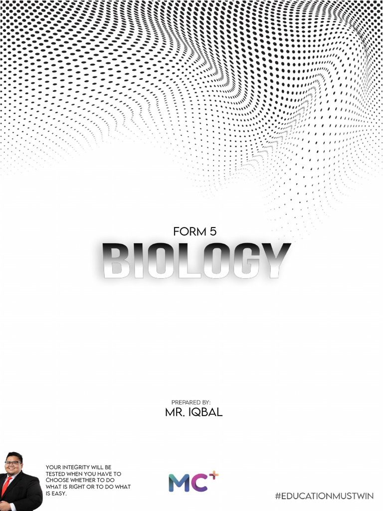 Form 5 Biology MR Iqbal 04.01.2025 | PDF
