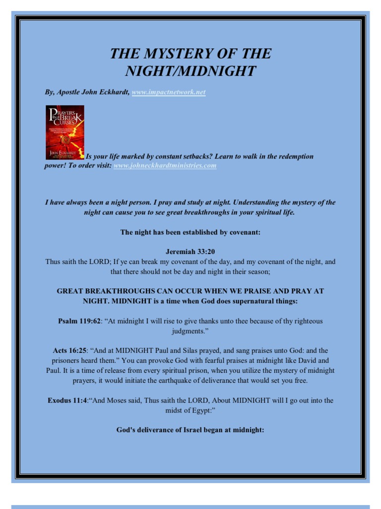 The Mystery of The Night | PDF