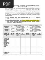 CA Certificate Format | PDF