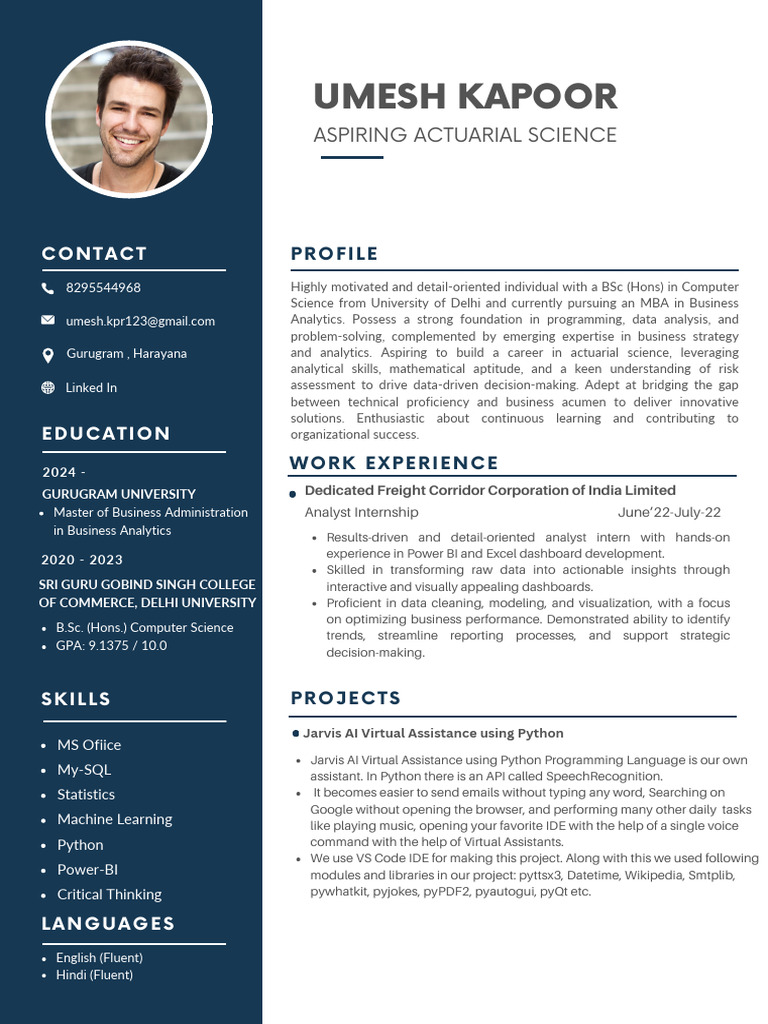 Umesh's Resume | PDF | Analytics | Python (Programming Language)