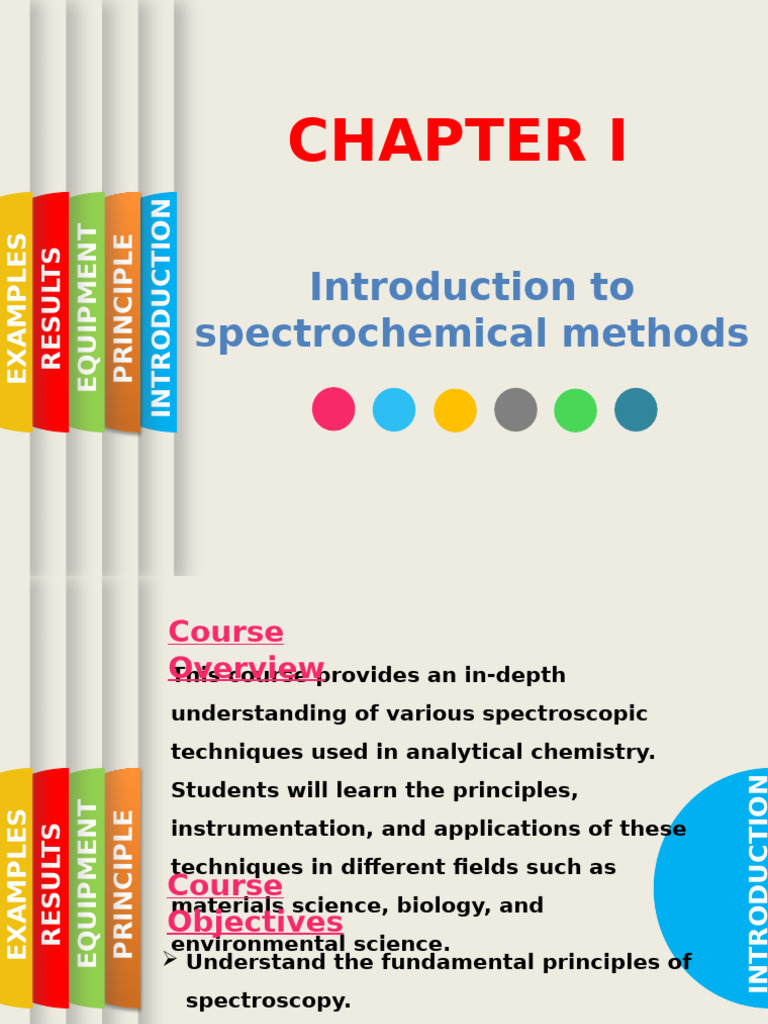 ChI Introduction to Spectrochemical Methods | PDF | Electromagnetic ...