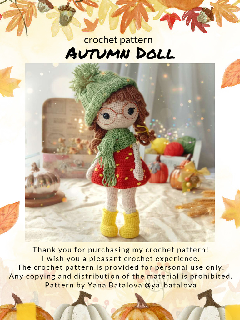 Autumn Doll | PDF | Crochet | Yarn