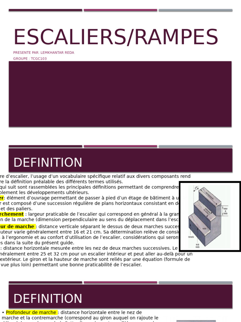 Escalier s | PDF | Escaliers