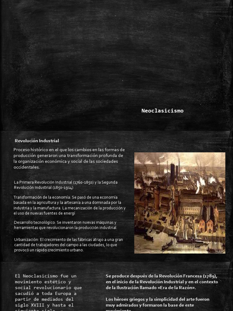 NEOCLASICISMO 2024.pptx | PDF | Escultura | Revolución industrial