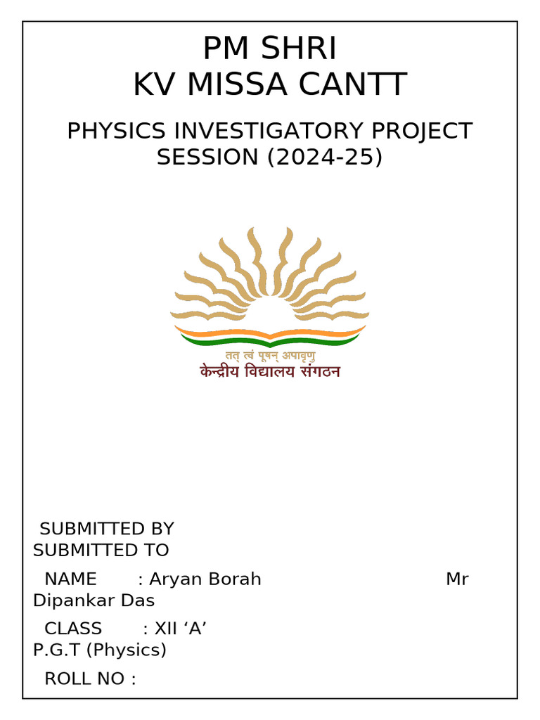 Phy Project | PDF | Electricity | Electrical Engineering
