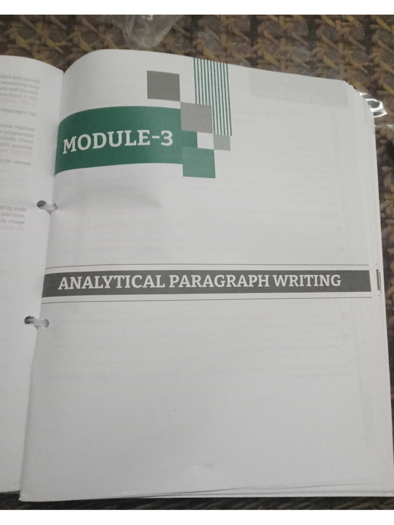 English Analytical Paragraph Class 10 | PDF