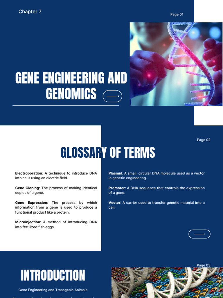 Gene Engineering and Genomics PDF | PDF | Transgene | Molecular Cloning