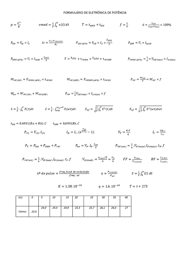 formulario Exame | PDF