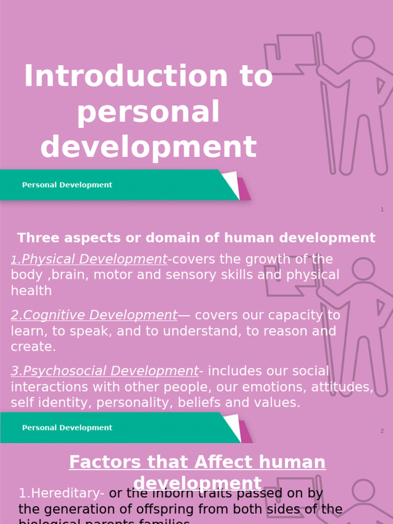 Introduction To Personal Development 2 | PDF | Adolescence | Psychology