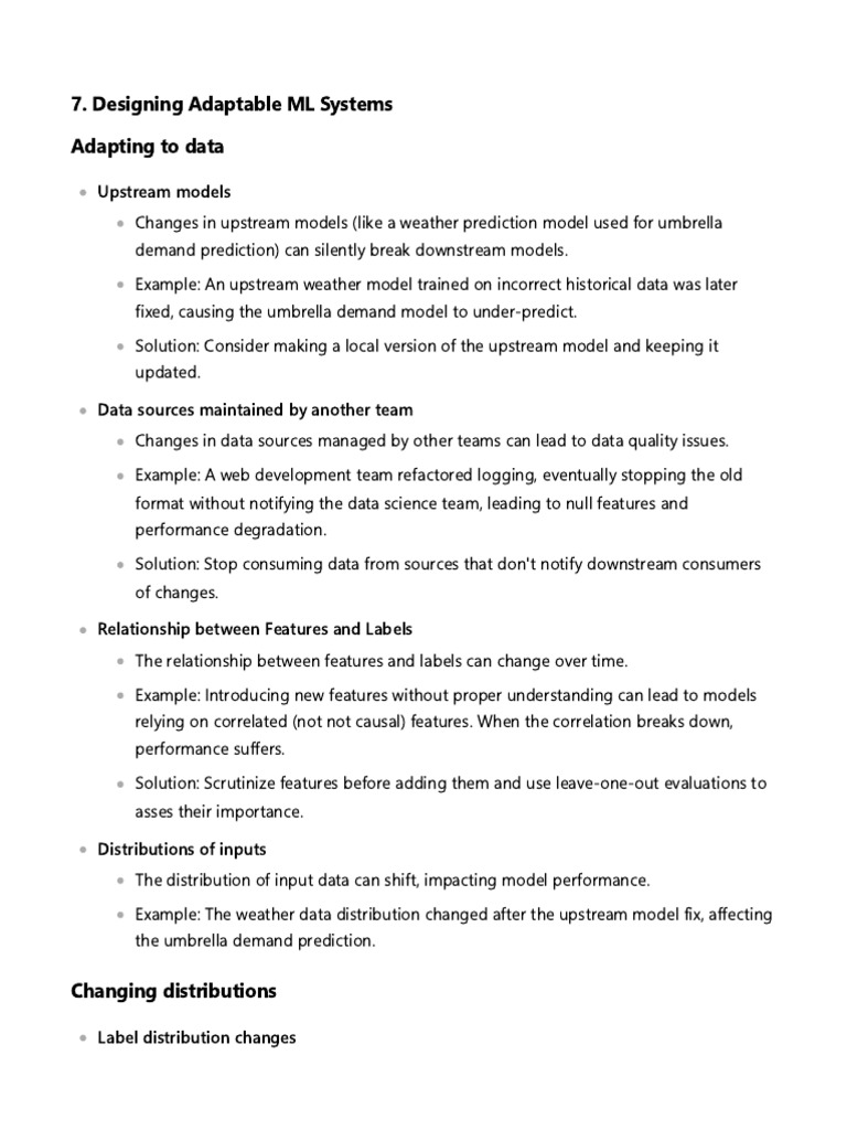 Adapting Machine Learning Systems | PDF | Errors And Residuals | Prediction