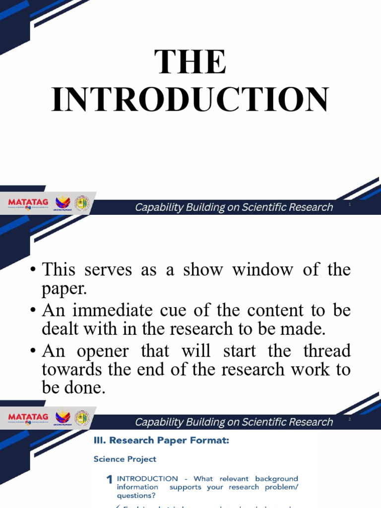 Research Paper Introduction Guide | PDF | Thermal Insulation | Photovoltaics