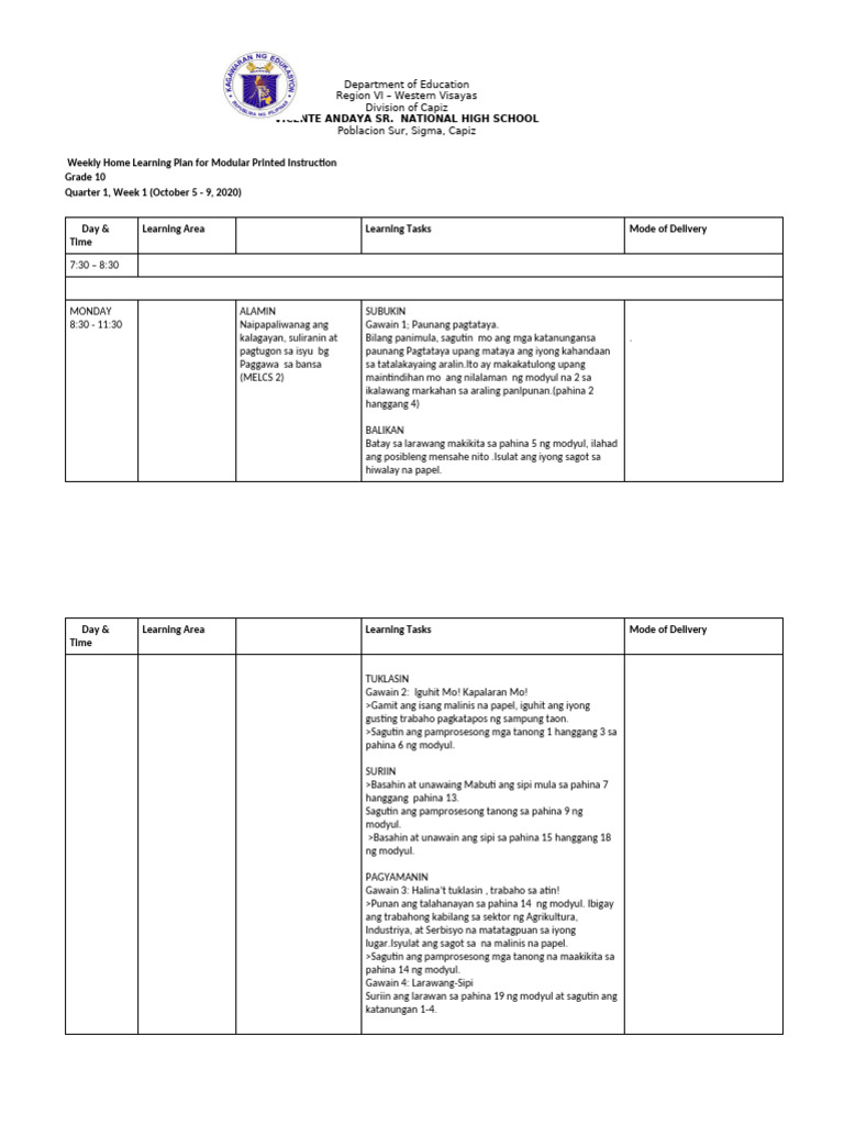 Second Grading Week 2 | PDF