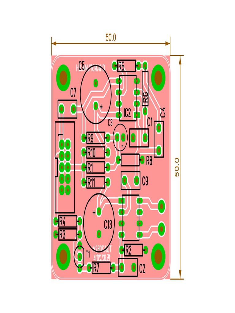 Airx One Af Power Amp Tda7052 Placement | PDF