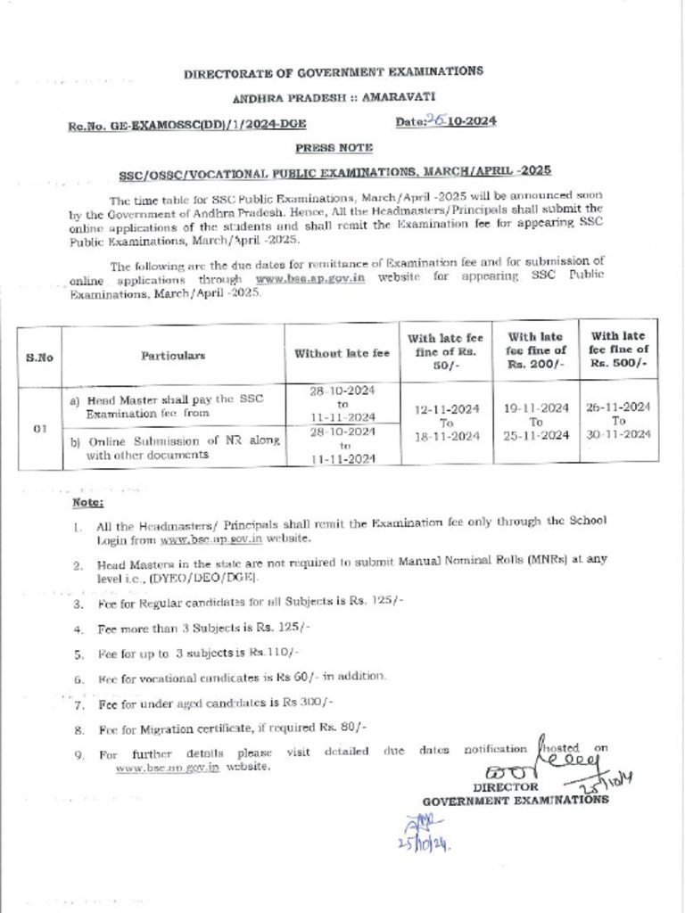 PressNote 2025 Notification | PDF
