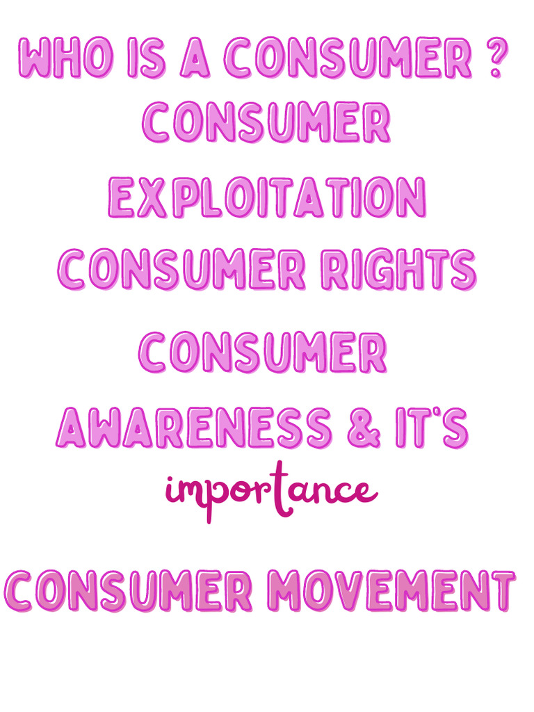 Who Is A Consumer | PDF