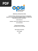 Proposal Penelitian OPSI 2024 | PDF