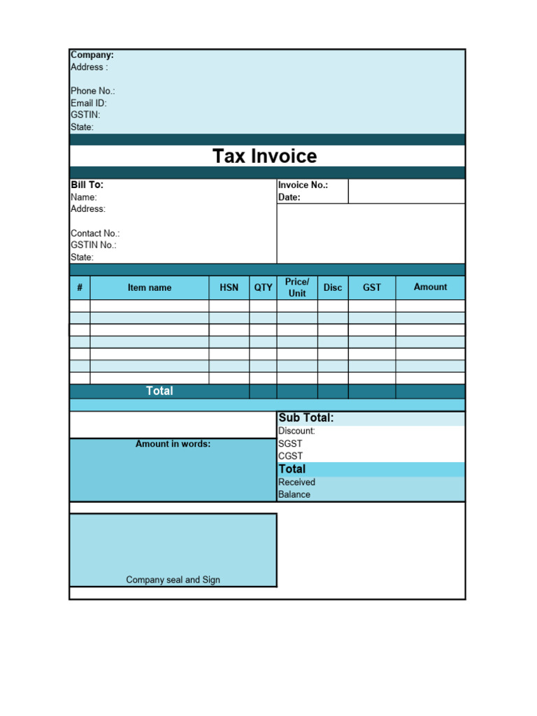 Brokerage Bill Format 03 | PDF