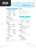 Basic Tactics for Listening Answer Key | PDF