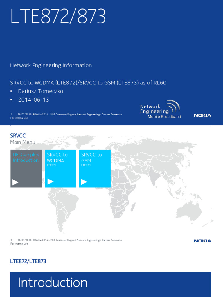 SRVCC to WCDMA/GSM Network Guide | PDF | Mobile Telecommunications | Mobile Technology