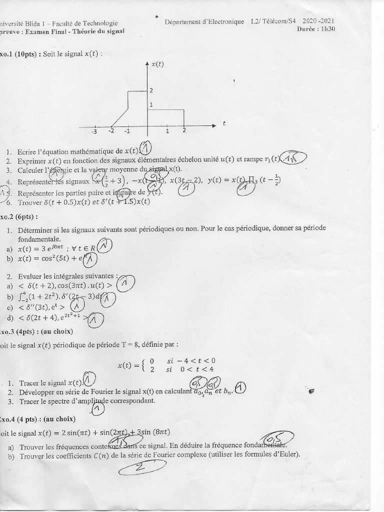 TS Exm Corrigé 2021 TLC | PDF
