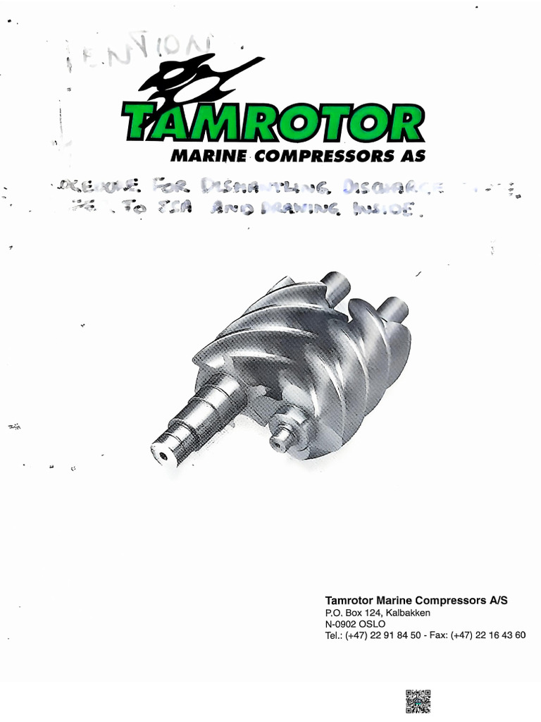 Control Air Compressor | PDF
