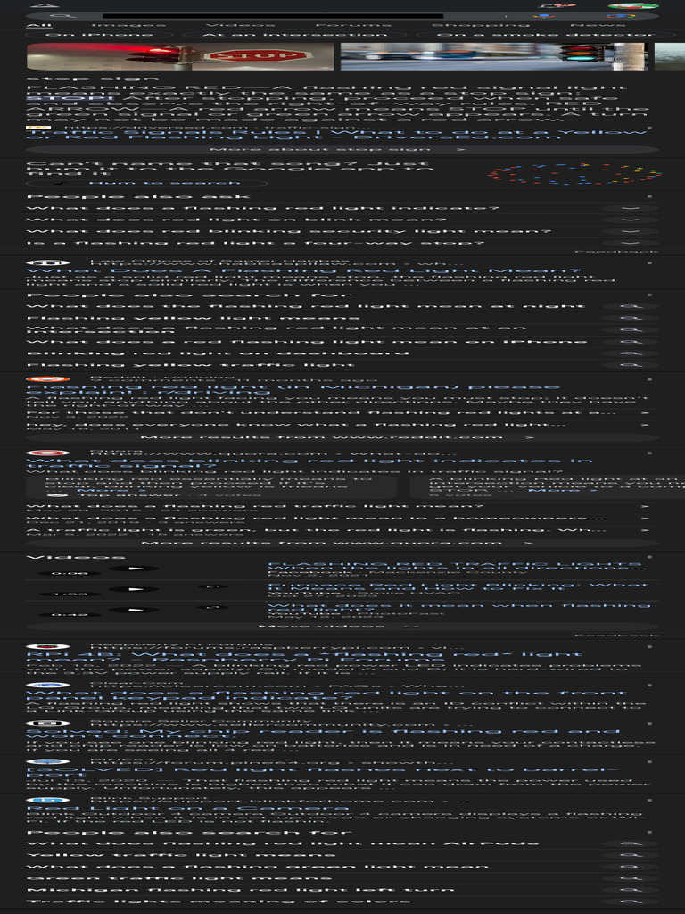 What Does The Flashing Red Light Mean - Google Search | PDF | Traffic ...
