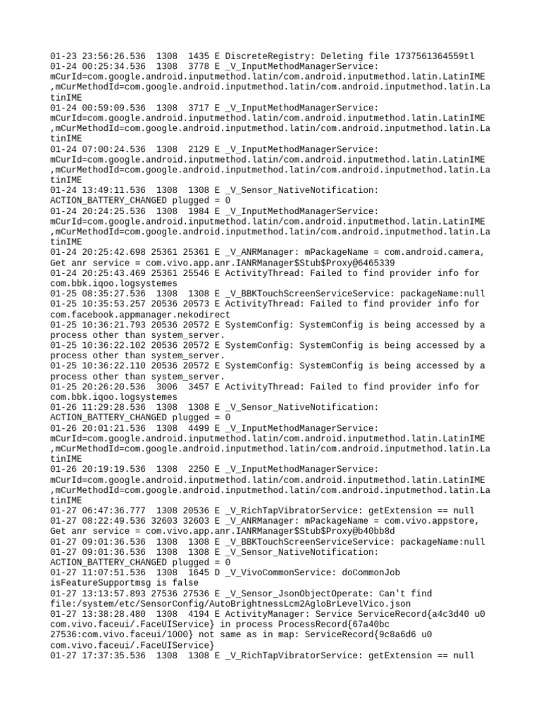 Log | PDF | Information Technology Management | Operating System Families