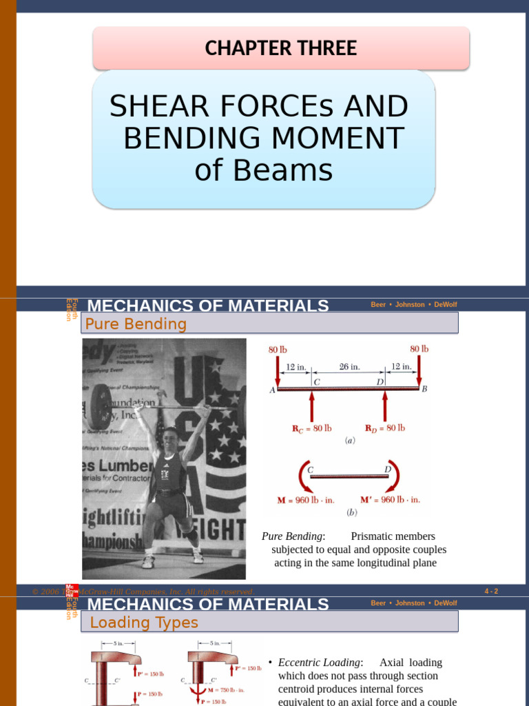 Chapter_3 Part One | PDF | Bending | Beam (Structure)