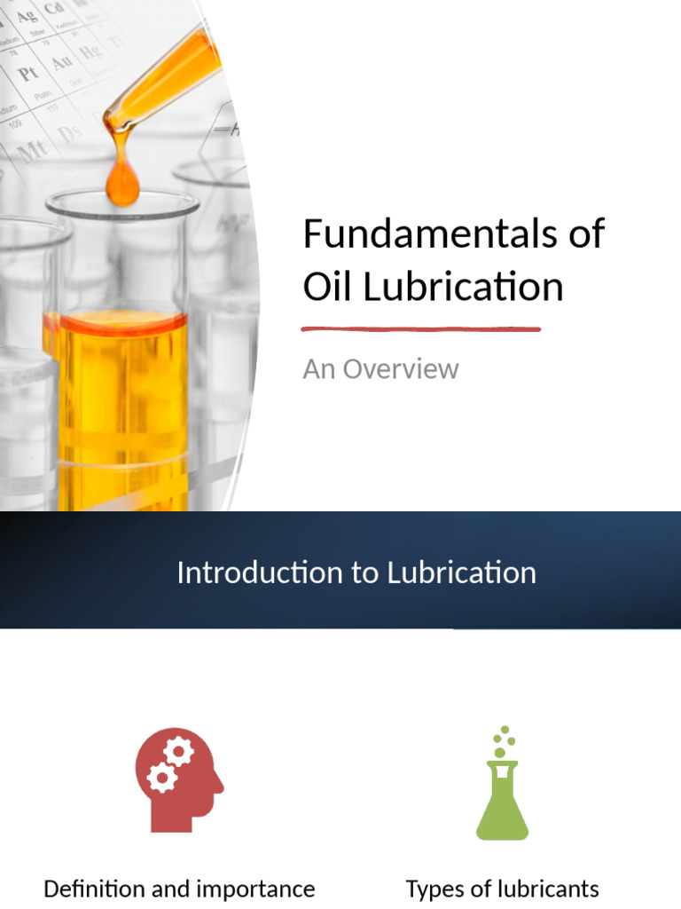 Oil Lubrication Fundamentals | PDF