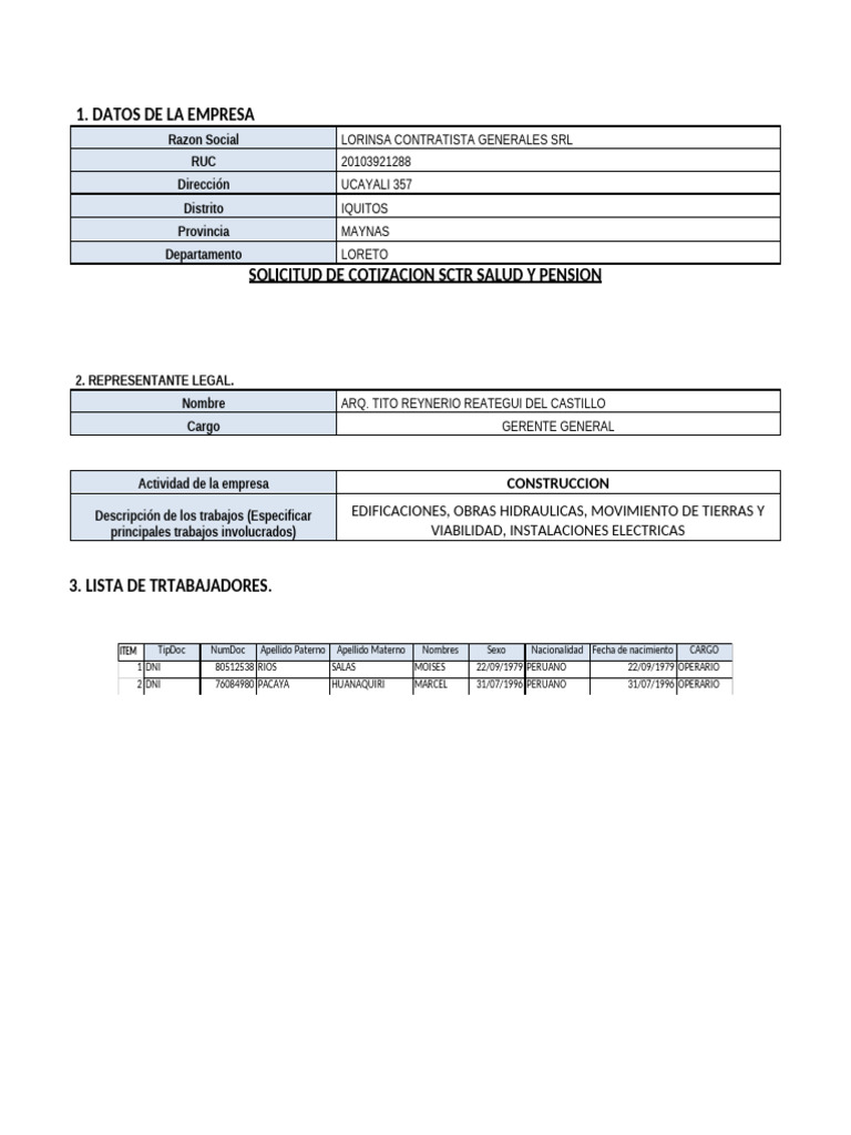 SCRT - Personal Nuevo | PDF