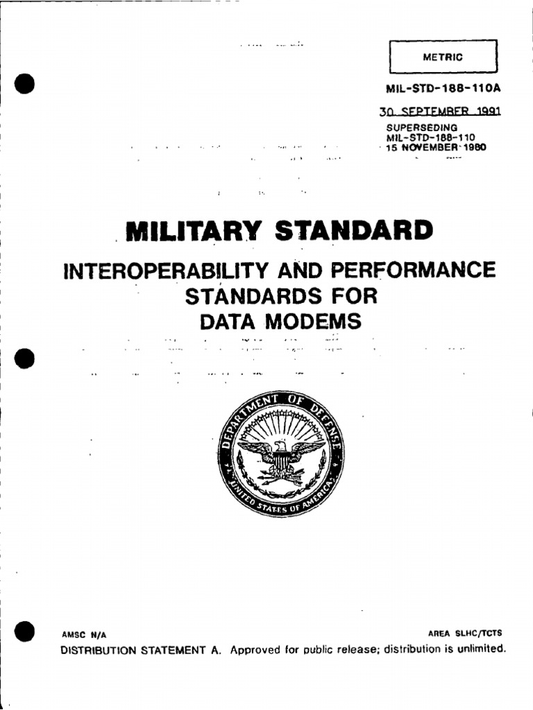 Mil STD 188 110a | PDF
